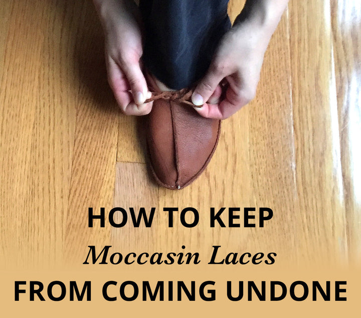 How To Keep Moccasin Laces From Coming Undone – Leather-Moccasins