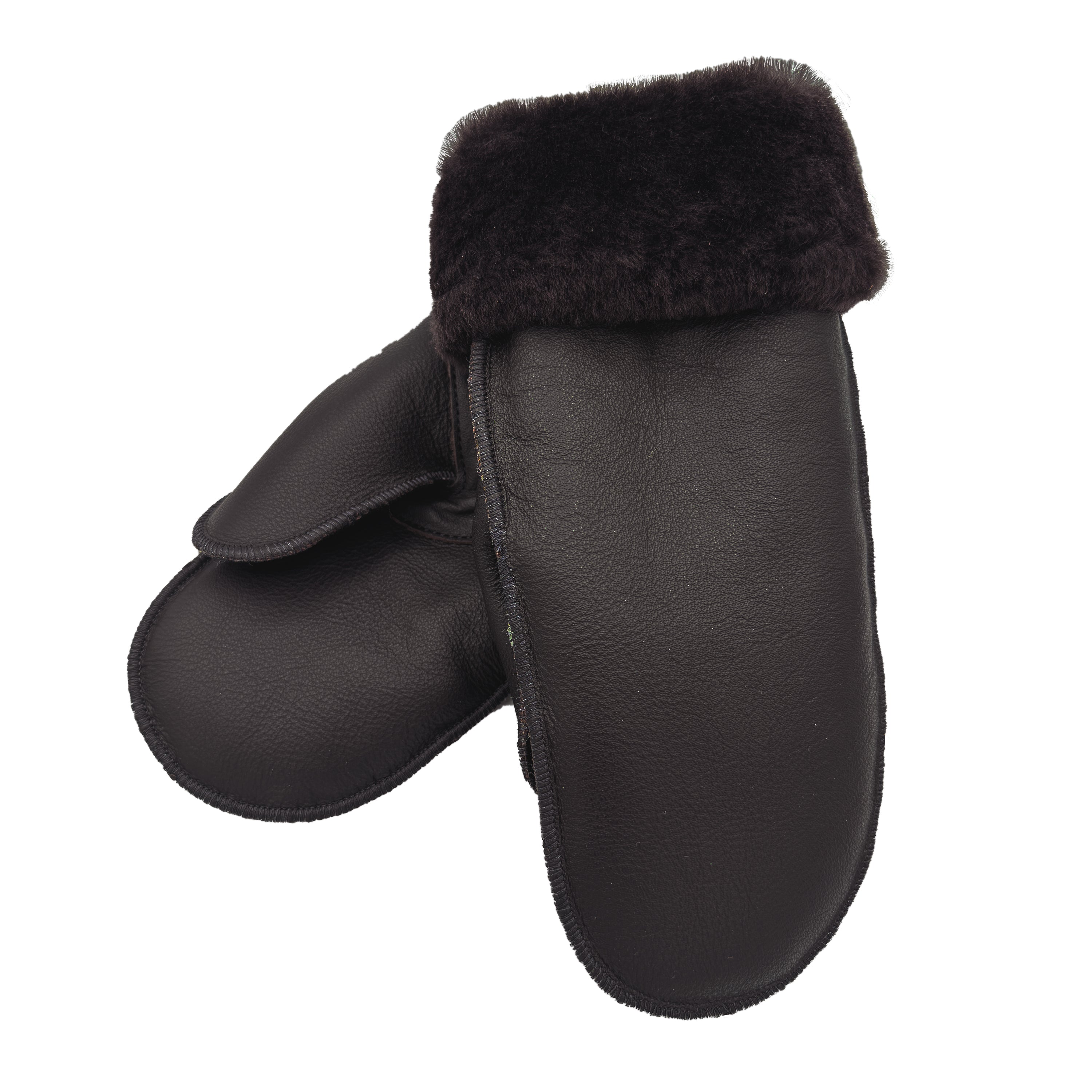 Women's Best & Warmest Real Stylish Sheepskin Mittens – Leather-Moccasins