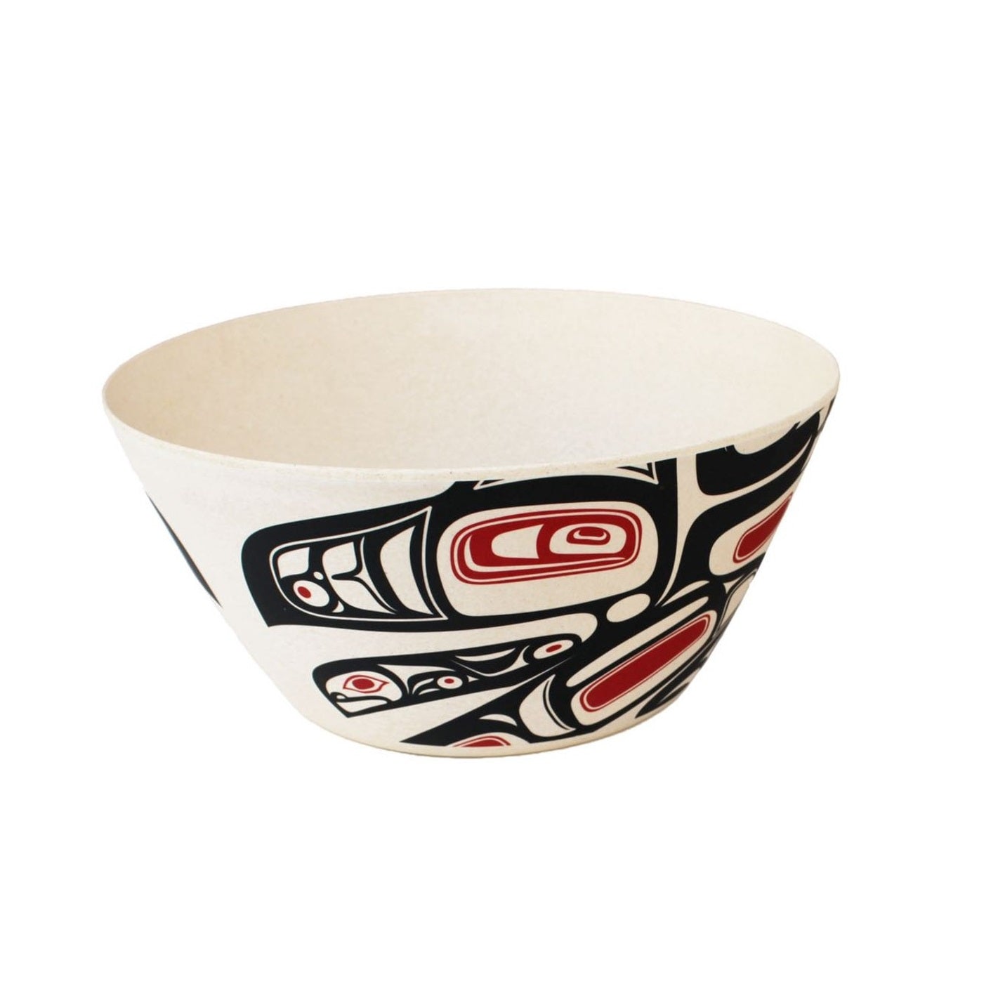 Indigenous Art Design Bamboo Bowl Designed By Native Northwest ...