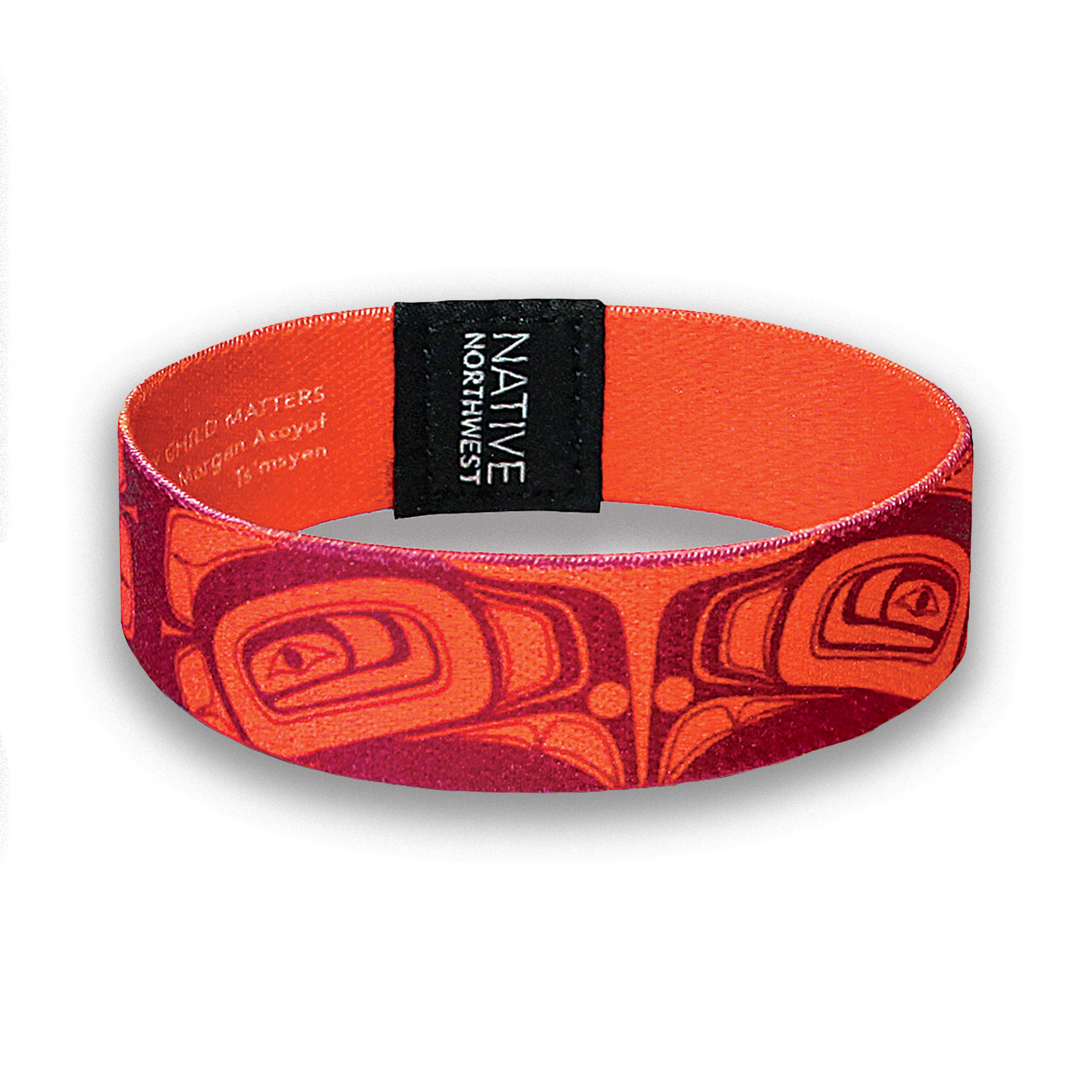 Indigenous Art Inspirational Wristbands – Leather-Moccasins