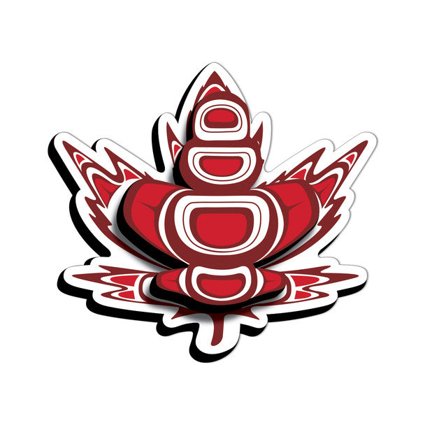 Indigenous Maple 3D Magnet by Paul Windsor Native Northwest – Leather ...