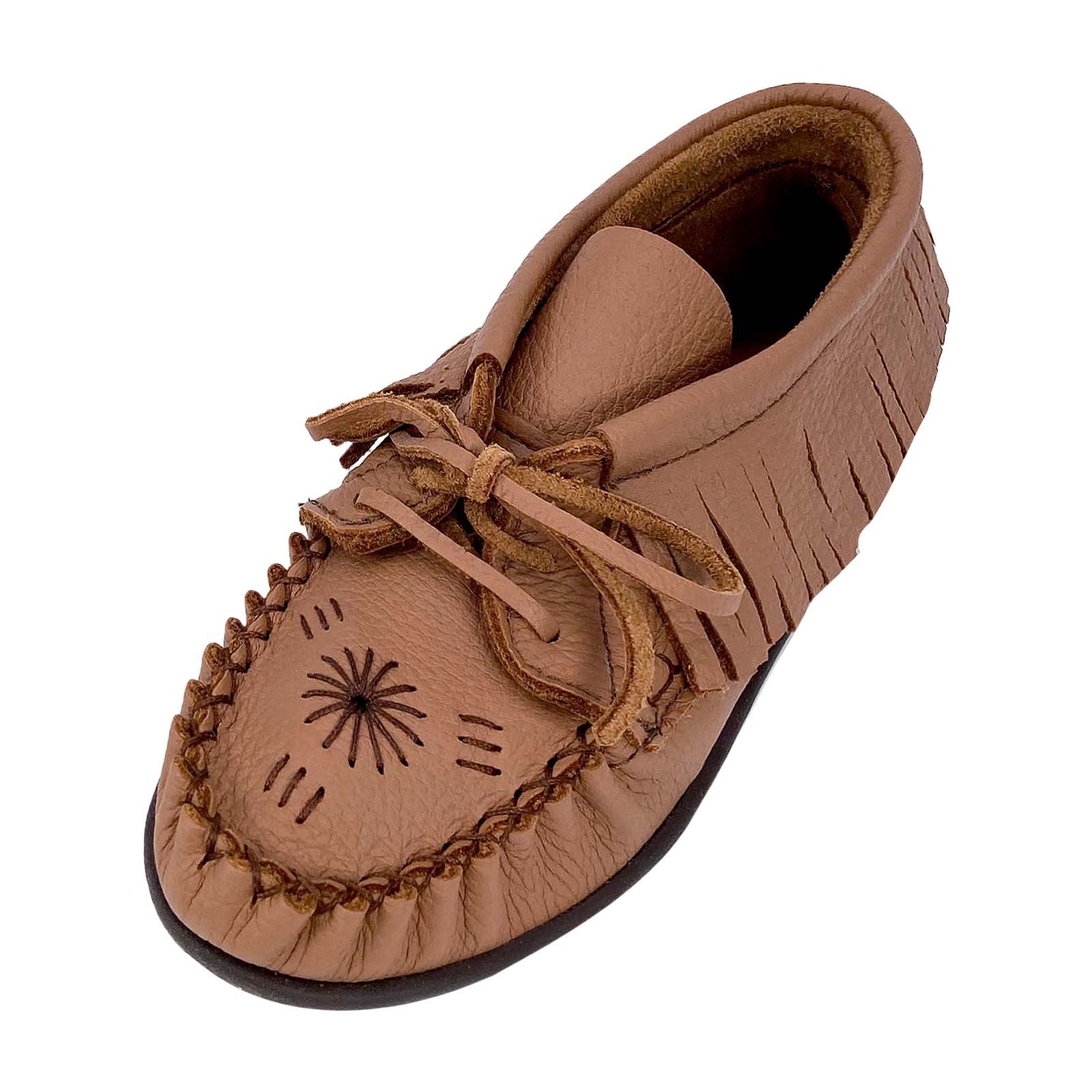 WOMEN'S HARD SOLE MOCCASINS – Leather-Moccasins