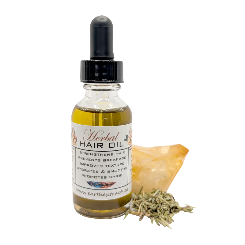 Herbal Hair Oil Restores Vitality to Damaged Thinning Lacklustre Hair ...
