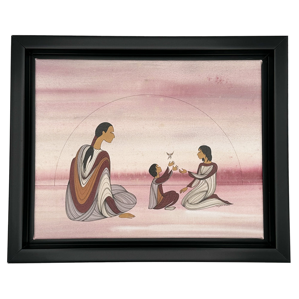 Native Indigenous Art Canvases Either Framed or Stretched – Leather ...