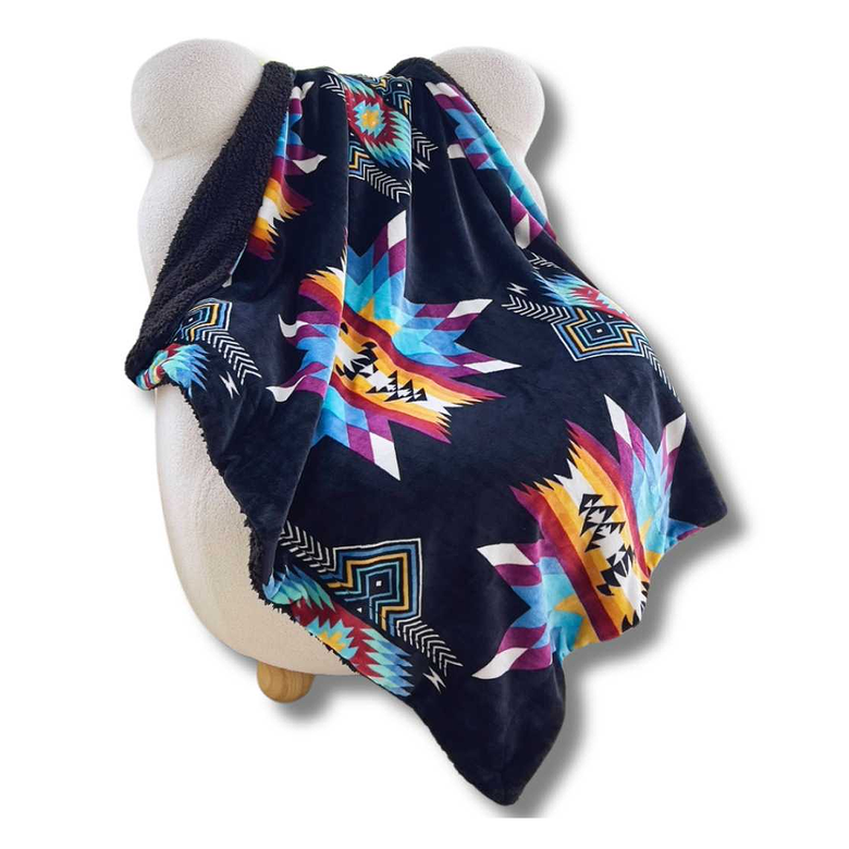 Indigenous Art Sherpa Baby Blanket 40x50" by KEYA Bedding Co. – Leather ...