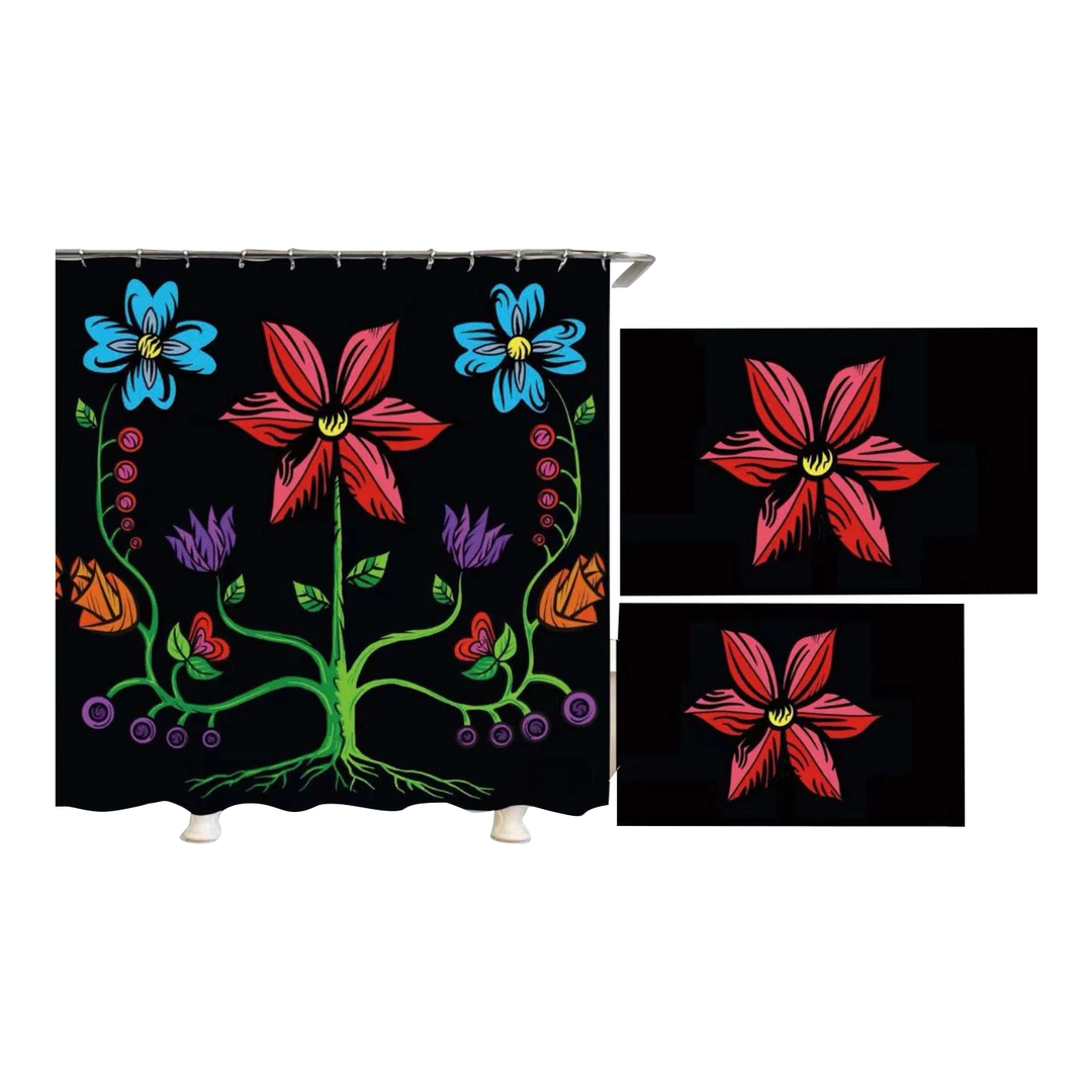 Indigenous Art 15-Piece Bathroom Set by KEYA Bedding Co. – Leather ...
