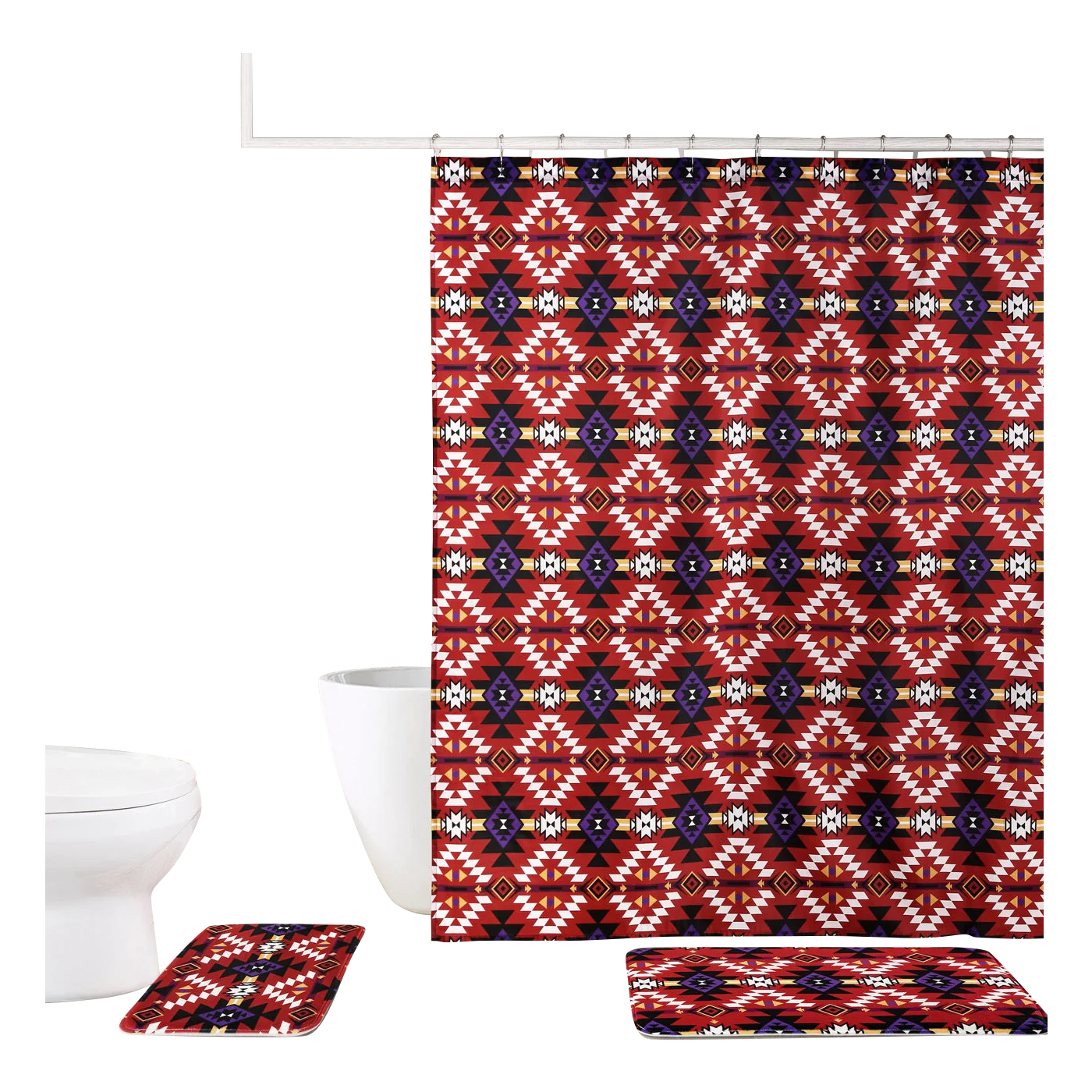 Indigenous Art 15-Piece Bathroom Set by KEYA Bedding Co. – Leather ...