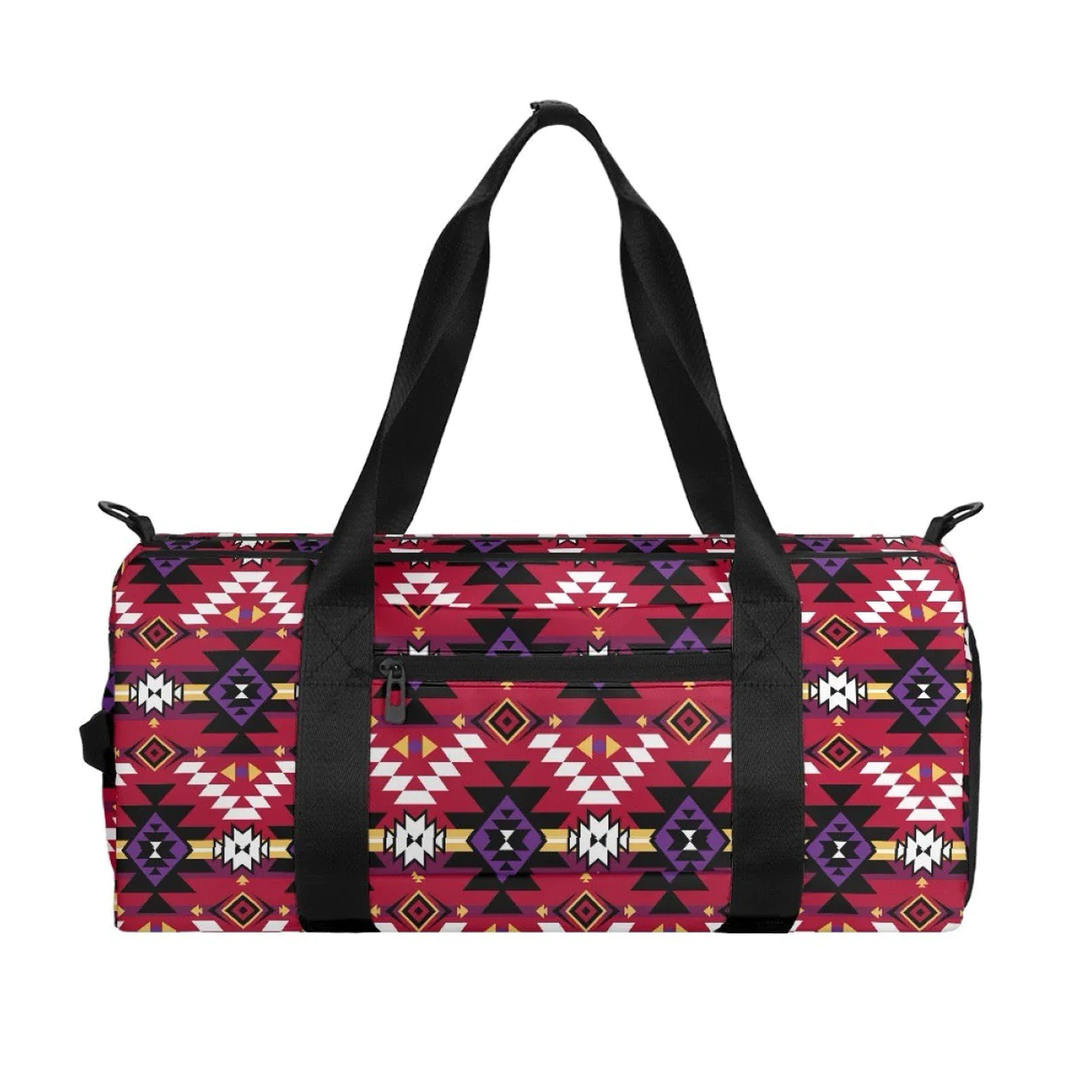 Indigenous Art Travel Duffle or Gym Bag by KEYA Bedding Co. – Leather ...