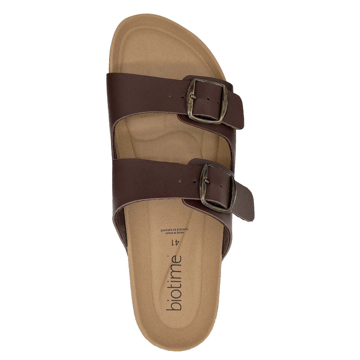 Men's Comfy Carlin Biotime EVA Sole Casual Buckle Sandals – Leather ...