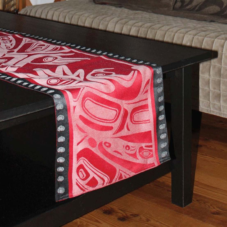 Indigenous Art Dinning Set Table Runner & Set of 4 Cloth Napkins ...