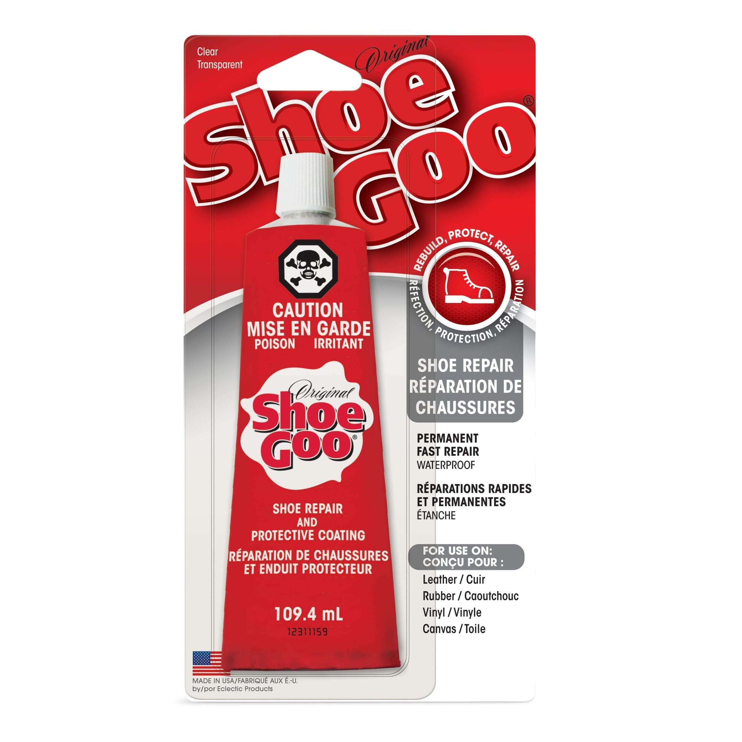 Shoe Goo #1 Shoe Repair Adhesive Made in the USA – Leather-Moccasins