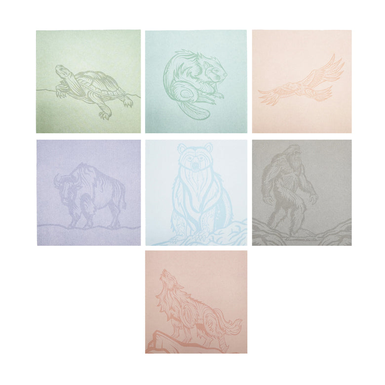 Indigenous Art Sticky-Notes 7 Teachings by KEYA Bedding Co. – Leather ...