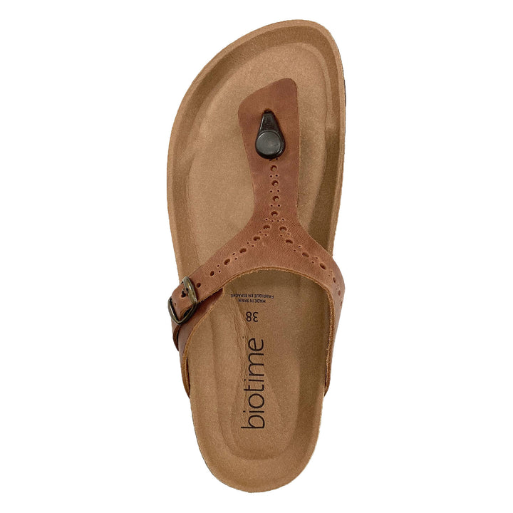 Women's Biotime Brooke Sandals Leather Upper Biofresh Cork Footbed ...
