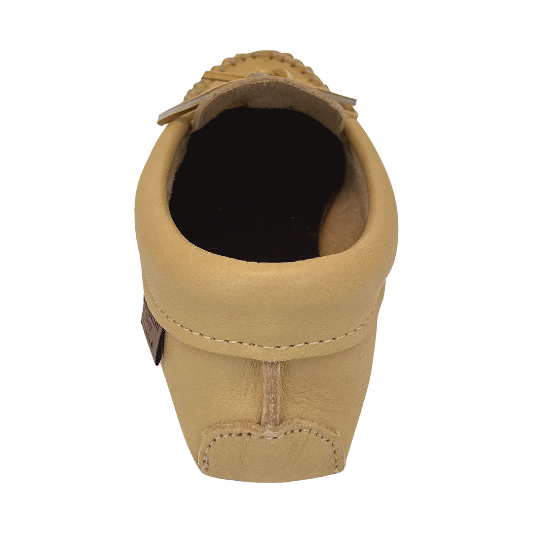Womens Handmade Genuine Moose Hide Leather Soft-Sole Moccasin Slippers ...