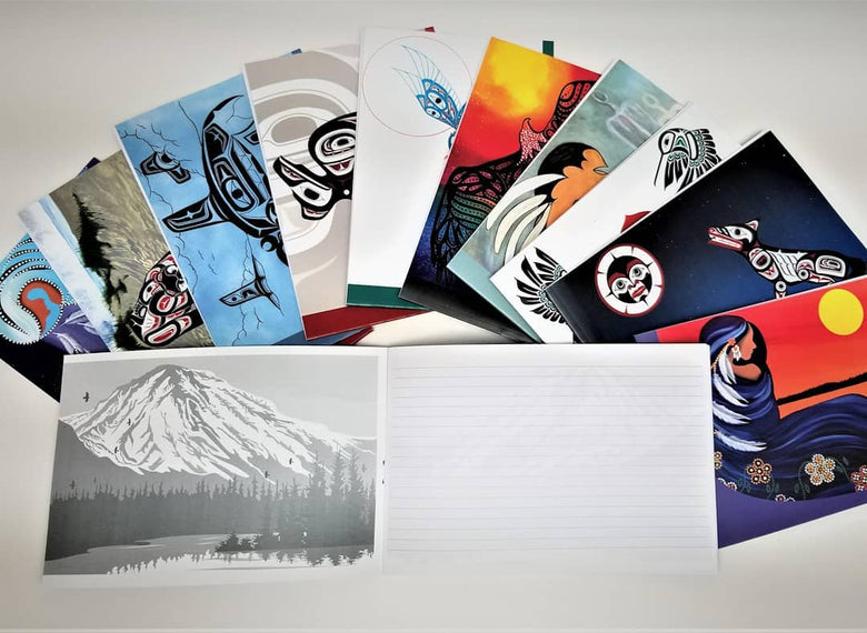 Indigenous Signature Notebook by Canadian Art Prints – Leather-Moccasins