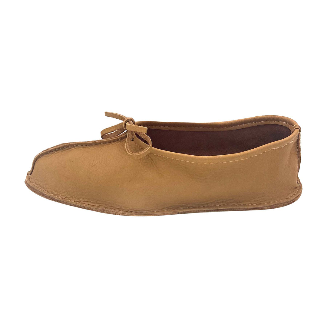Women's Moosehide Ballet Style Soft Sole Moccasin Slippers – Leather ...