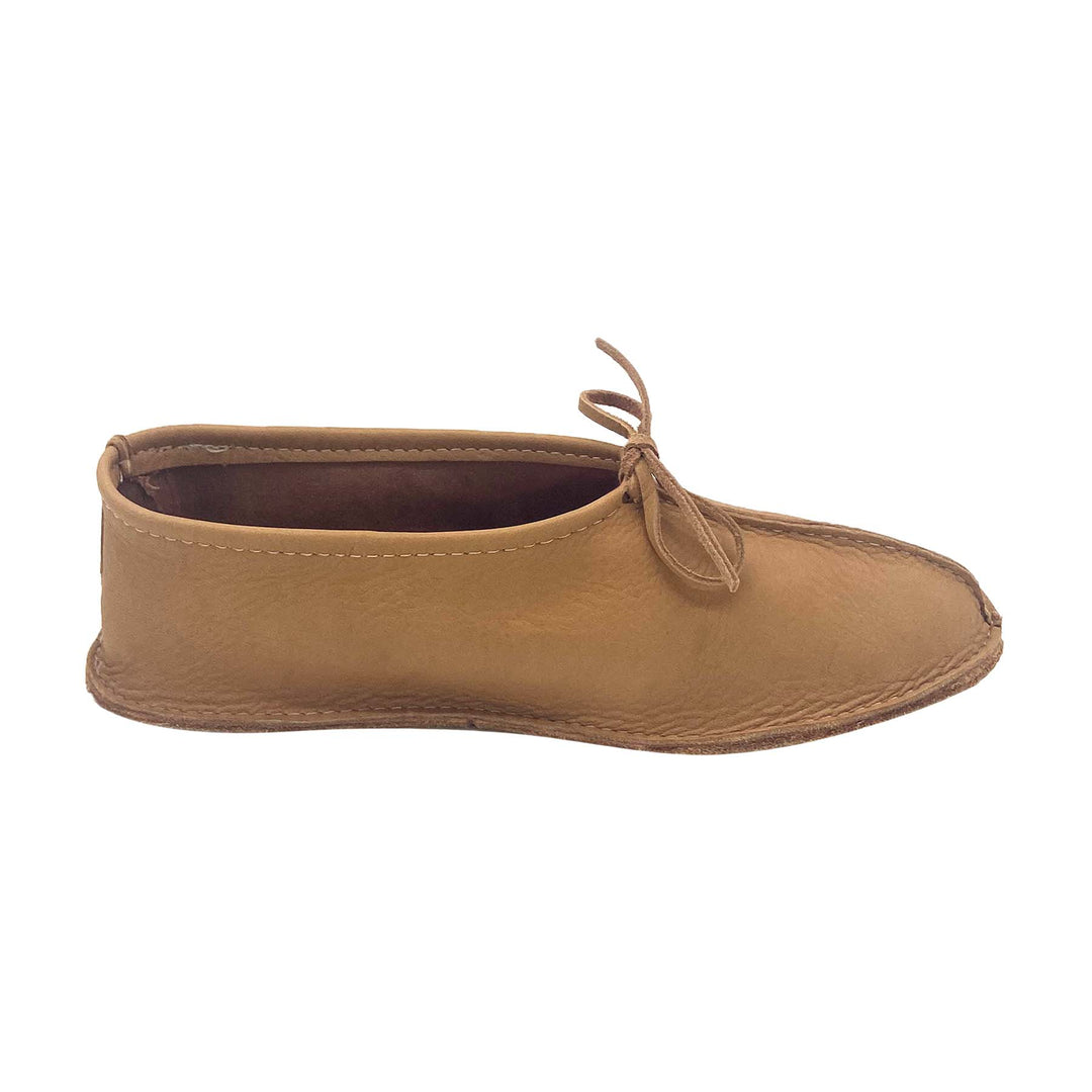 Women's Moosehide Ballet Style Soft Sole Moccasin Slippers – Leather ...