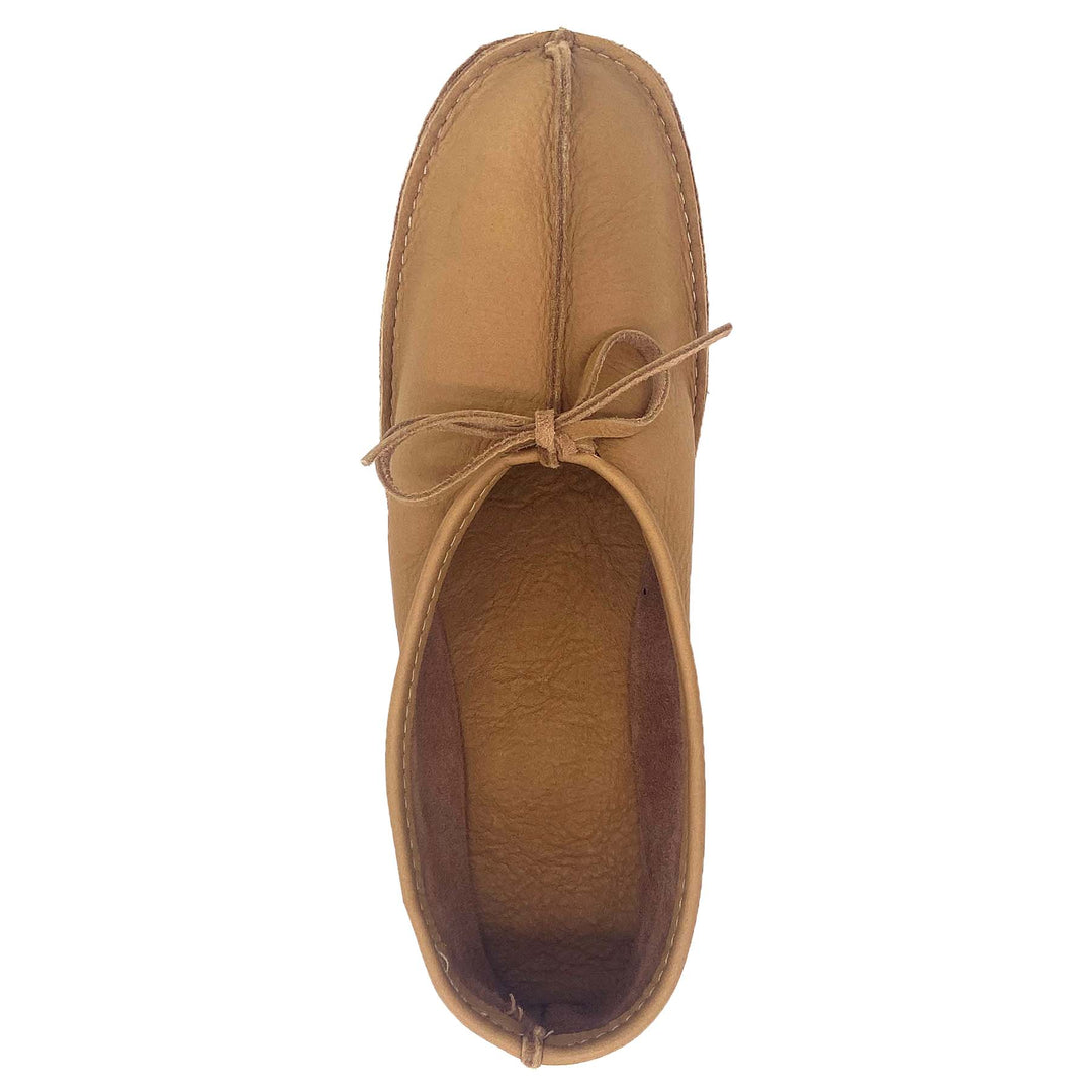 Women's Moosehide Ballet Style Soft Sole Moccasin Slippers – Leather ...