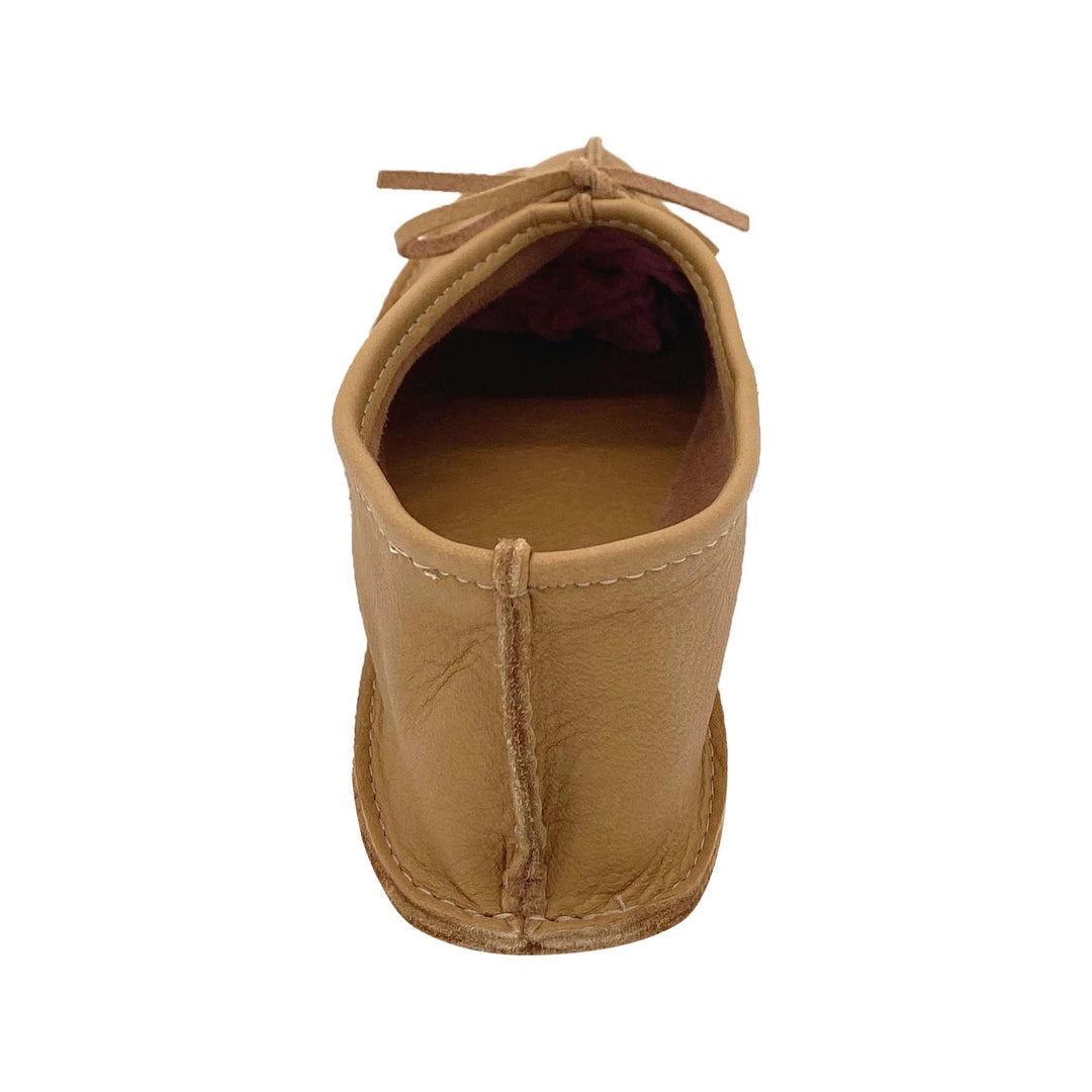 Women's Moosehide Ballet Style Soft Sole Moccasin Slippers – Leather ...