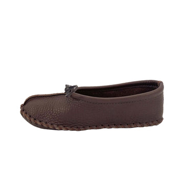 Women's Genuine Elk Ballerina Earthing Soft Sole Moccasin Slippers ...