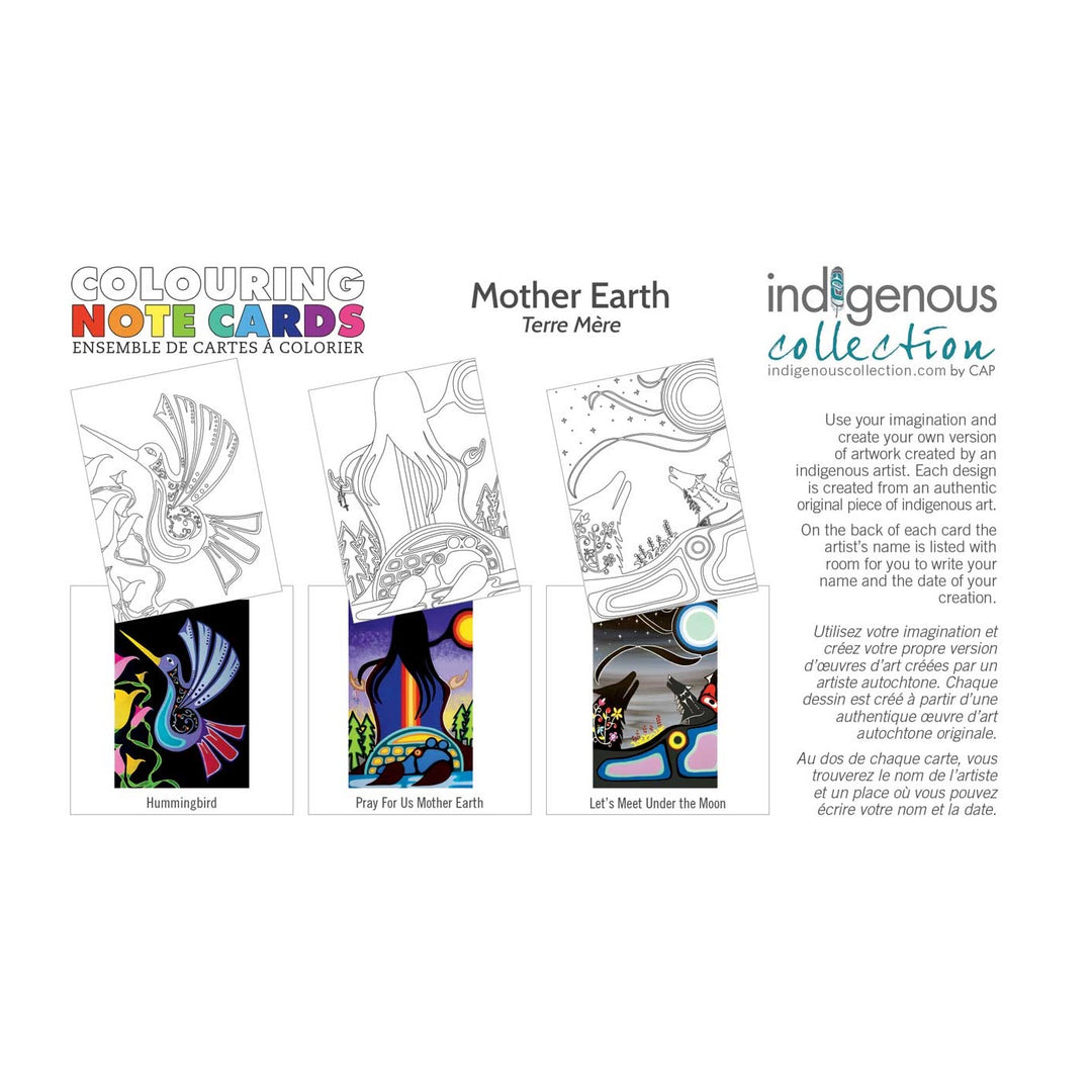 Indigenous Art Boxed 4x6" Note Cards Canadian Art Prints – Leather ...