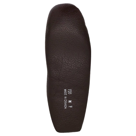 Men's Fleece Lined Buffalo Hide Canada Made Leather Moccasin Slippers ...