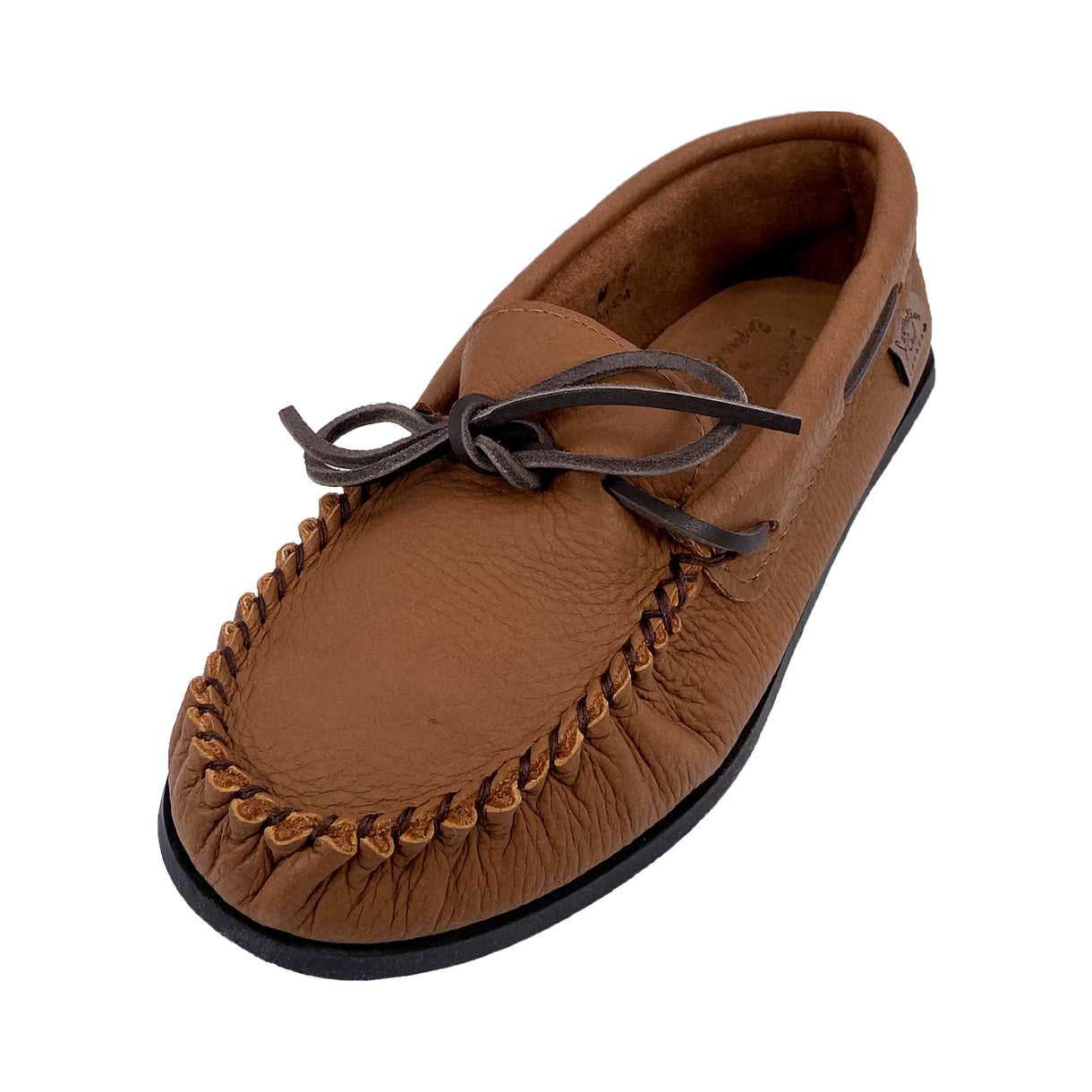 MEN'S HARD SOLE MOCCASIN SHOES – Leather-Moccasins
