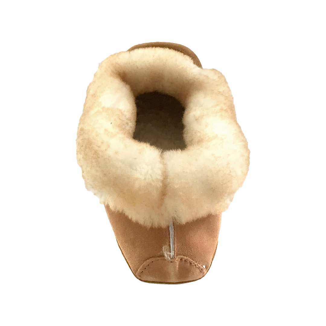 Men's Natural Genuine Sheepskin Lined Indoor Slippers – Leather-Moccasins
