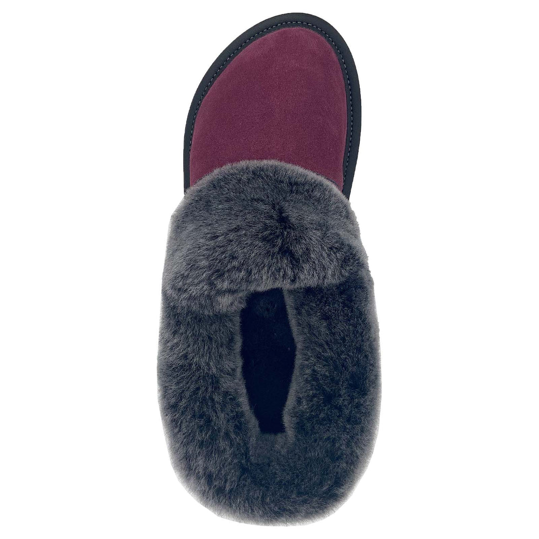 Women's Low-Cut Thick & Plush Sheepskin Slippers by Garneau & Co ...