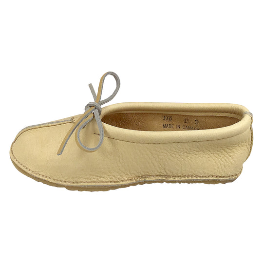 Women's Genuine Leather Crepe Sole Ballet Style Moccasin Slipper Shoes ...
