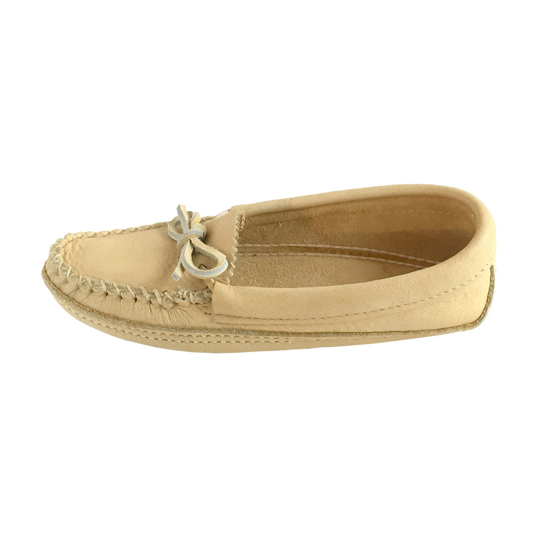 Women's Bastien Soft-Sole Genuine Moose Hide Leather Moccasin Slippers ...